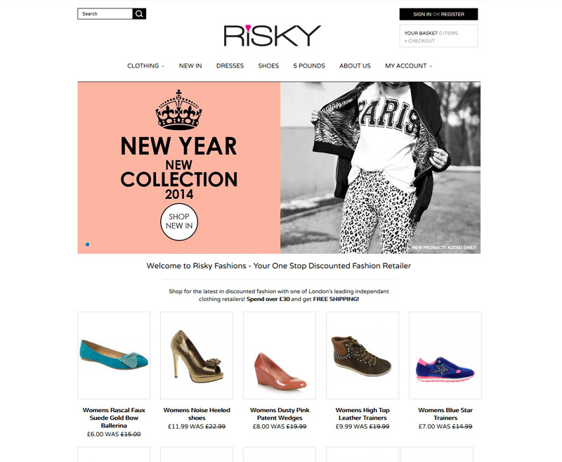 Live Ecommerce & Online Store Web Site Examples