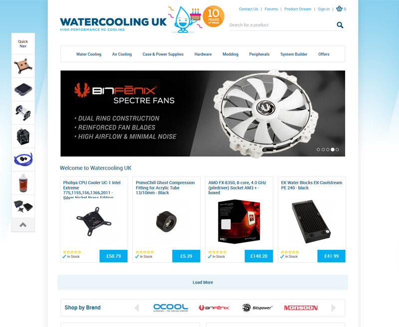 Live Ecommerce & Online Store Web Site Examples